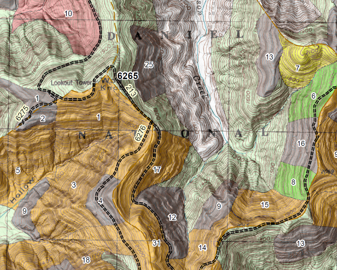 Jackson Creek – 3D Maps – Jellico Mountains Logging