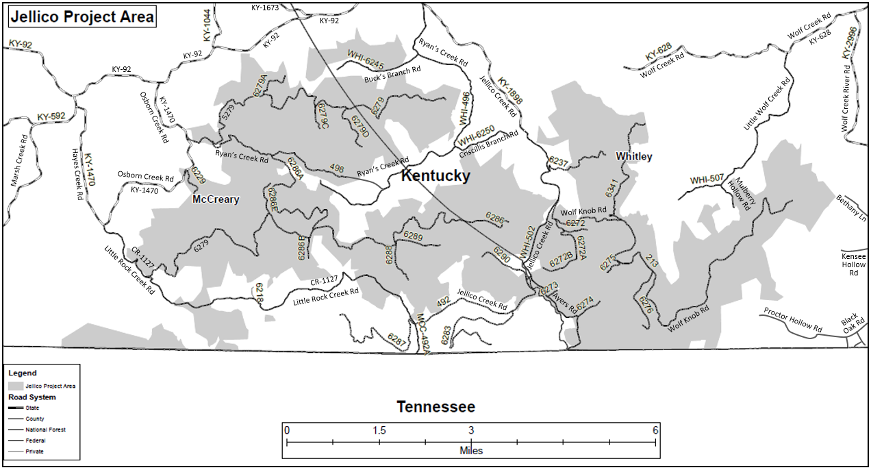 3D Maps – Jellico Mountains Logging